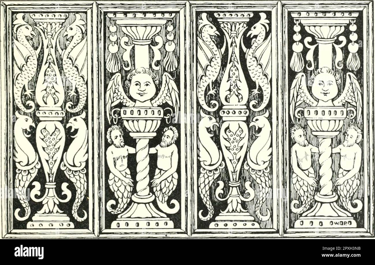 "Roodscreens and roodlofts" (1909 Stock Photo - Alamy