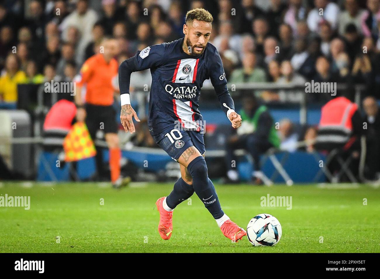 NEYMAR JR of PSG during the French championship Ligue 1 football match ...