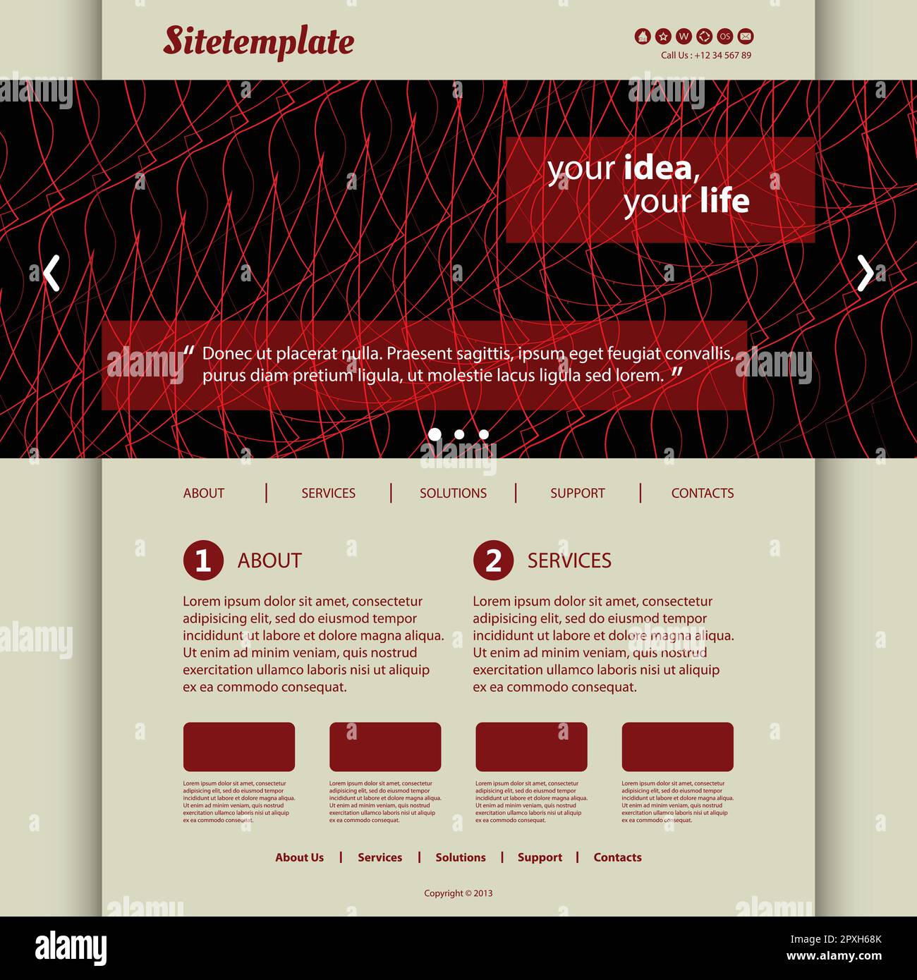 Light wave slide Stock Vector Images - Alamy