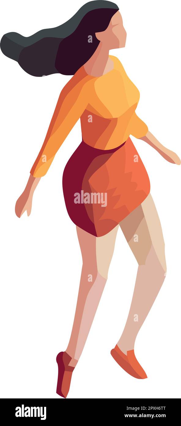 One person jumping in Stock Vector Images - Alamy