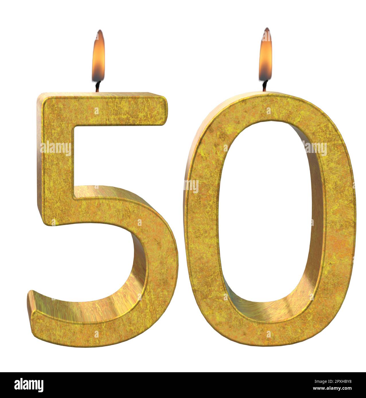 Number 50 and candle Stock Vector Images - Alamy