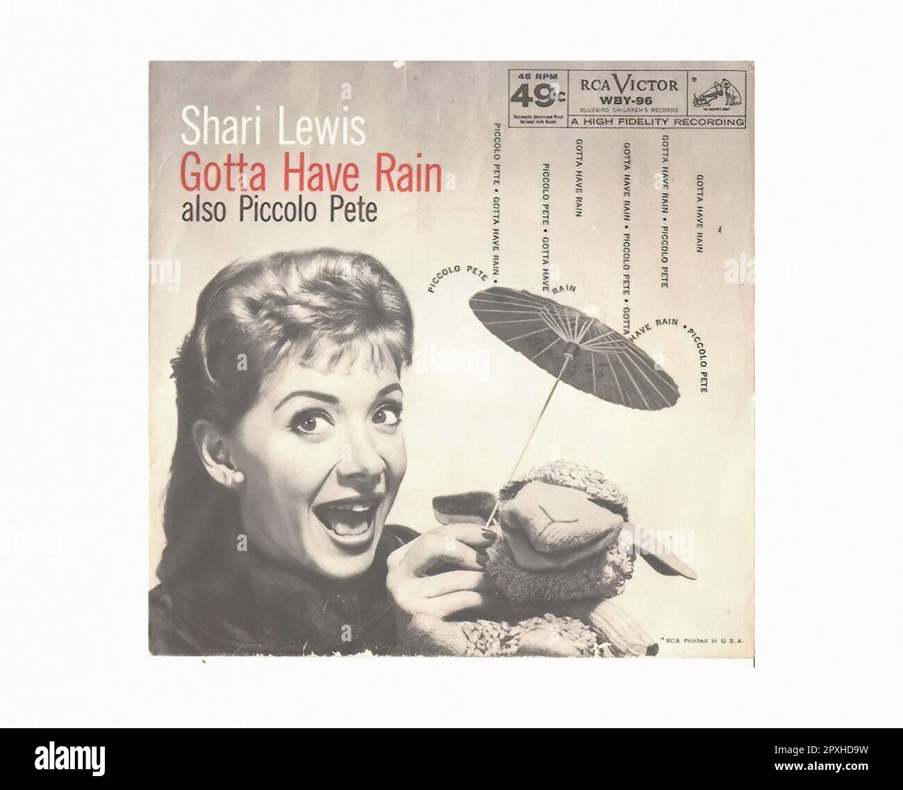 Lewis Shari - 1958 01 A - Vintage 45 R.P.M Music Vinyl Record Stock ...