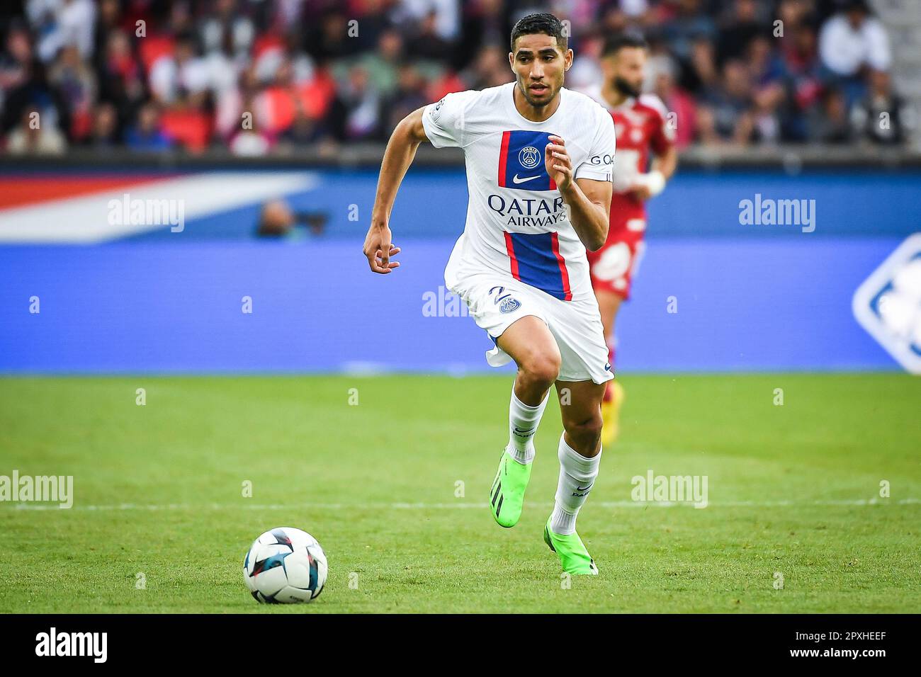 Achraf HAKIMI of PSG during the French championship Ligue 1 football ...