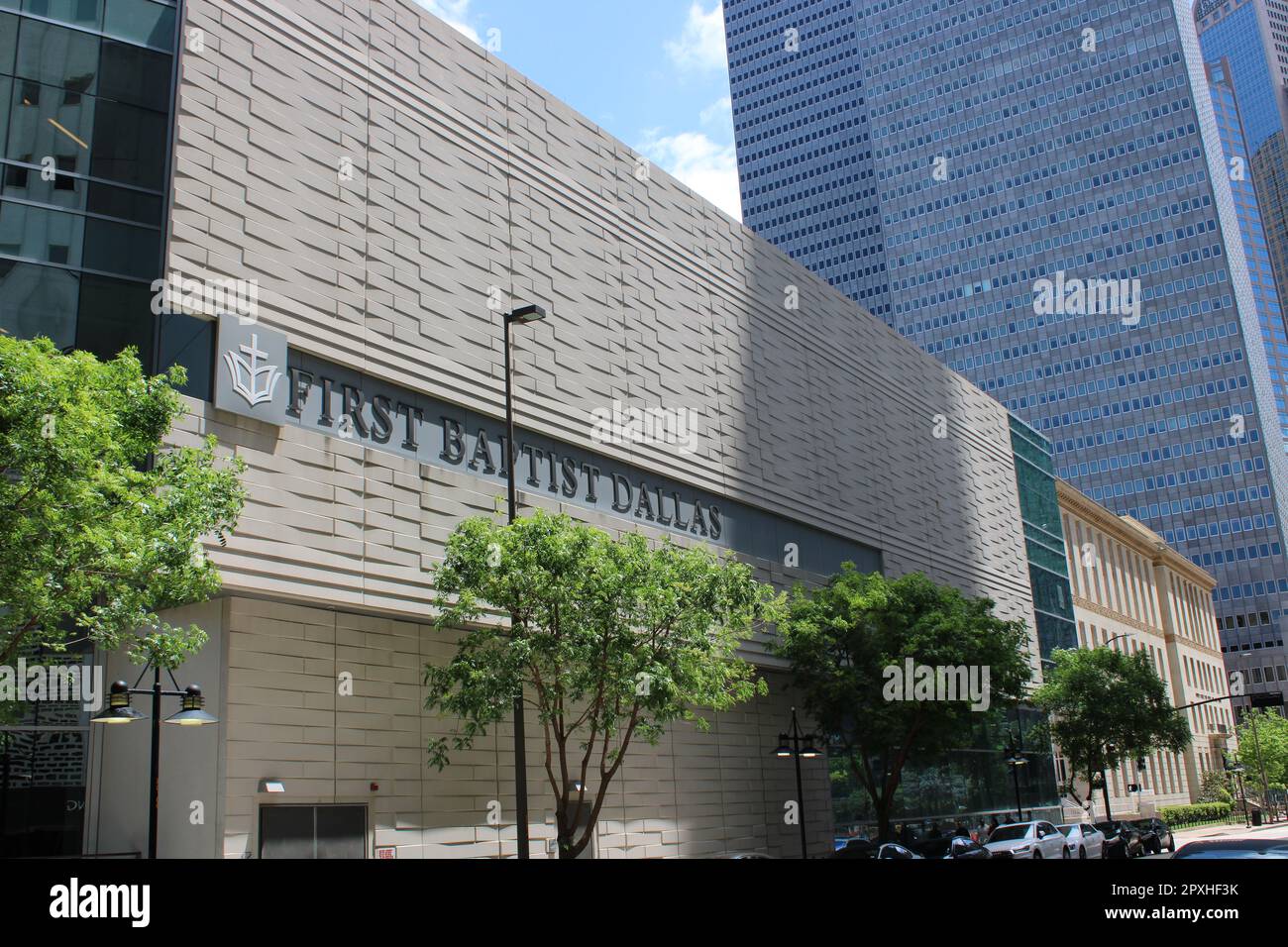 New Glass,Jesus March, Downtown Dallas Stock Photo - Alamy