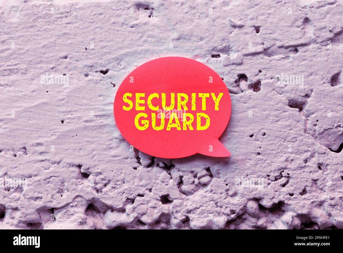 Sign displaying Security Guard, Internet Concept tools used to manage ...