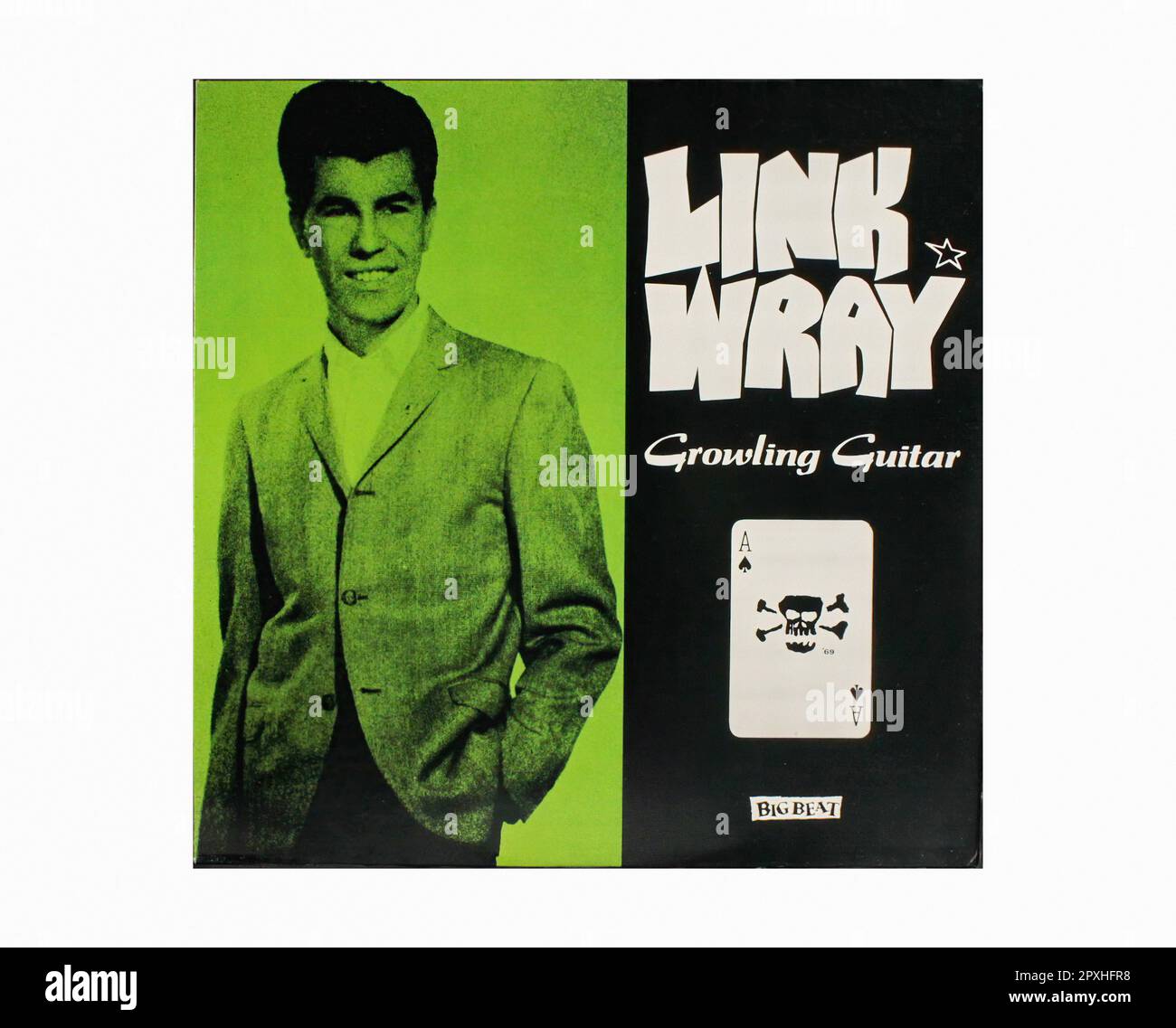 Link Wray - Growling Guitar (1987) 00001 - Vintage Vinyl Record Sleeve ...