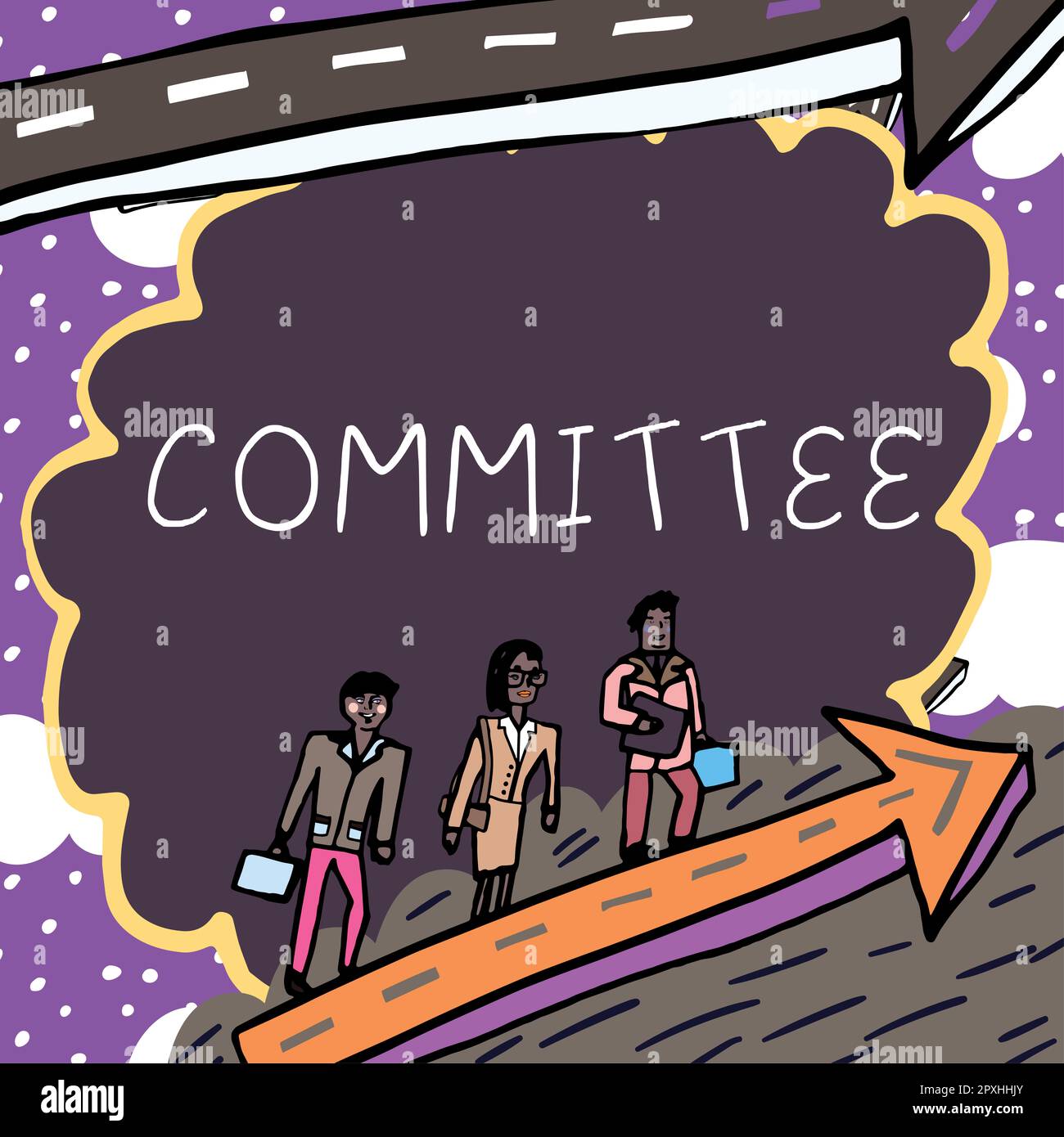 Hand writing sign Committee, Conceptual photo Group of people appointed ...