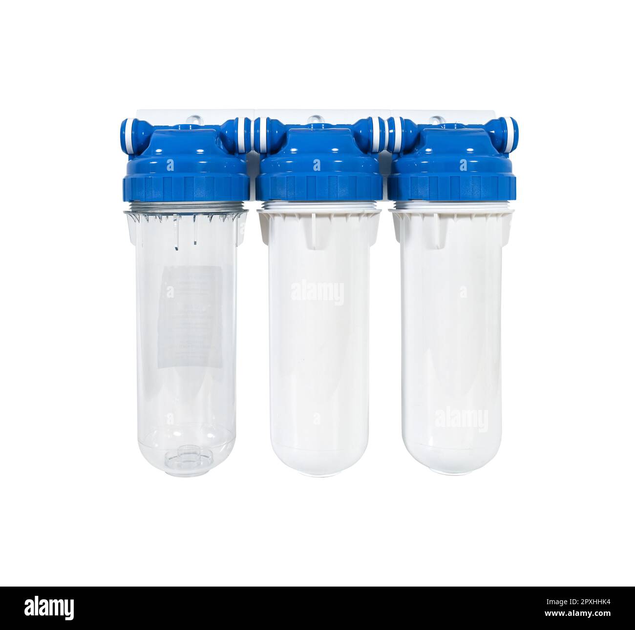 Carbon water filter device isolated over white Stock Photo - Alamy