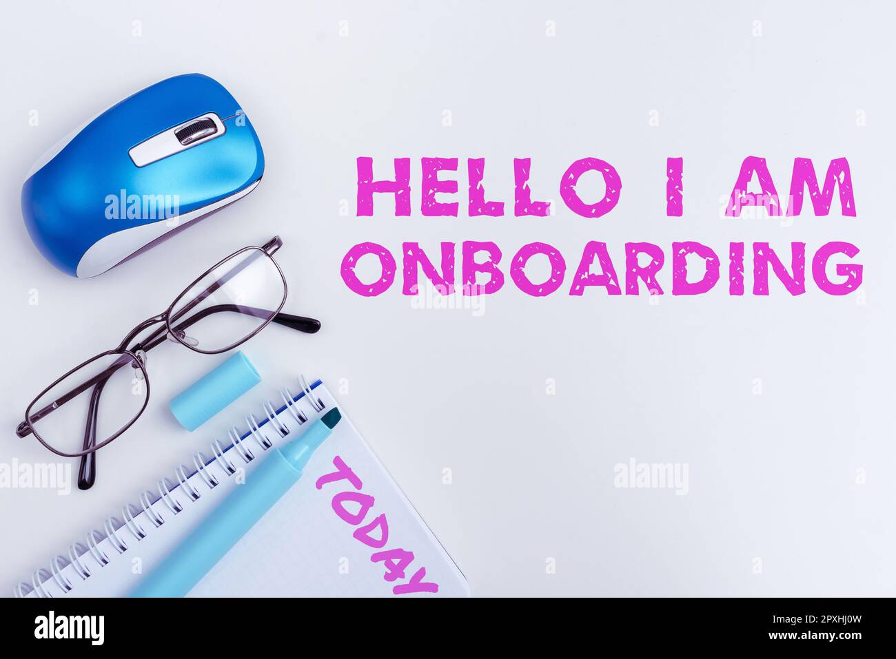 Handwriting text Hello I Am Onboarding, Business showcase Action ...