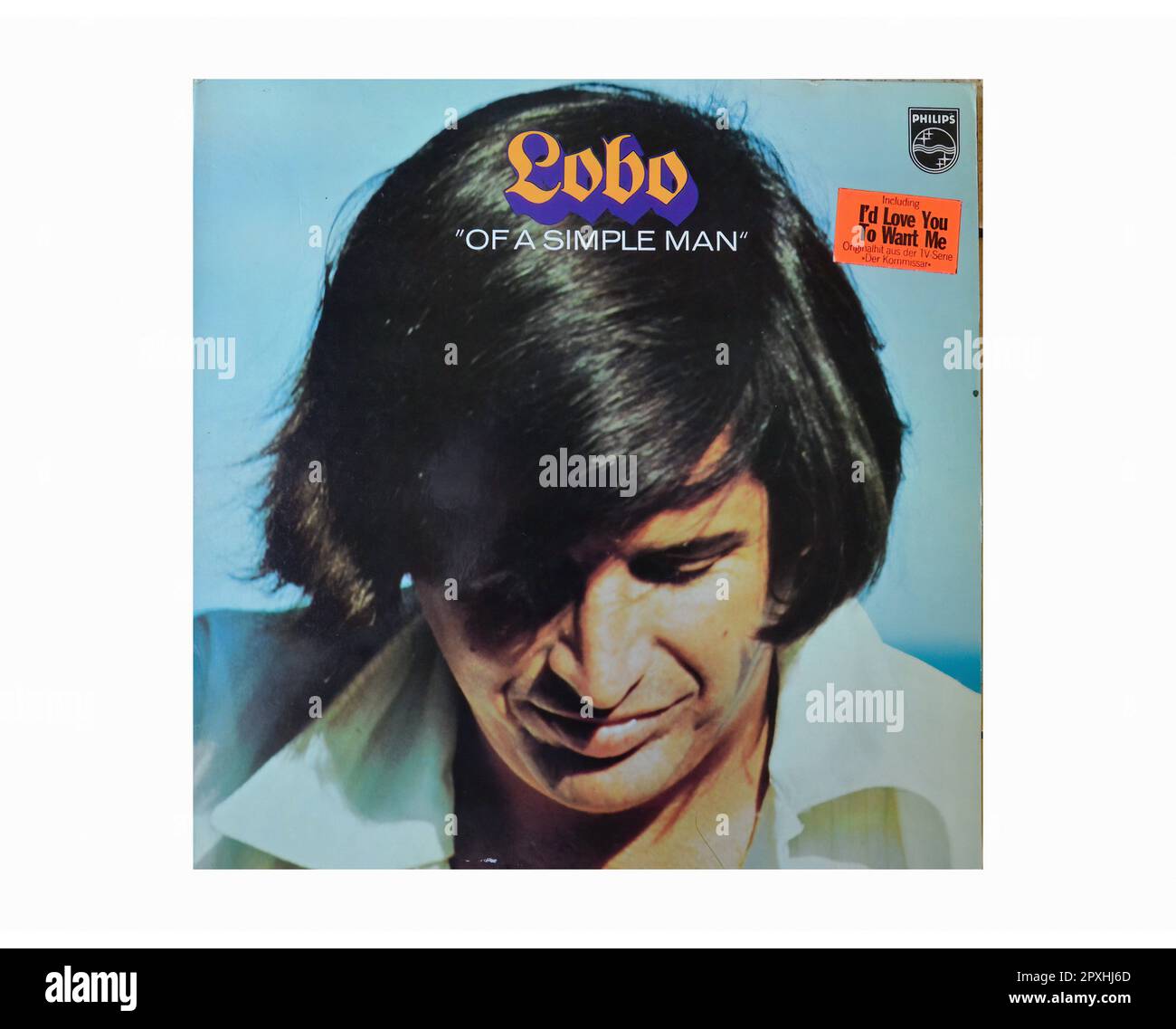 LOBO - Of A Simple Man - Vintage L.P Music Vinyl Record Stock Photo - Alamy