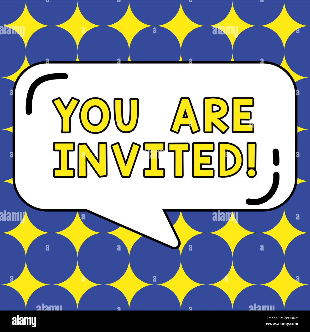 Text sign showing You Are Invited, Word Written on Receiving and ...