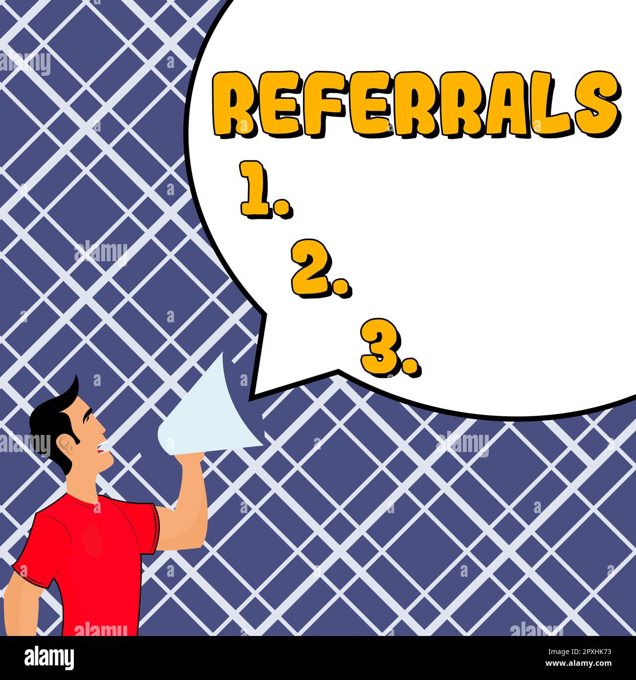 Writing displaying text Referrals, Business showcase Act of referring ...