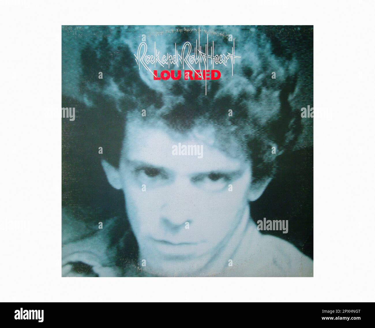 Lou Reed - Rock And Roll Heart [1976] - Vintage Vinyl Record Sleeve Stock Photo - Alamy