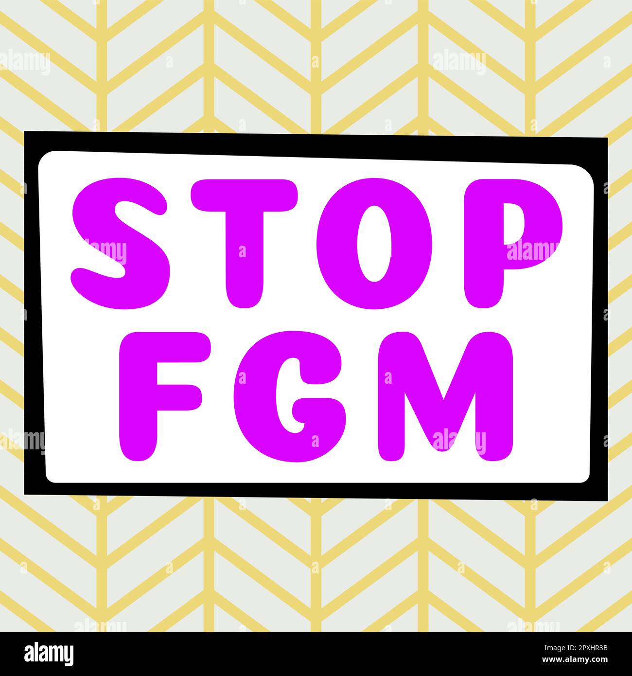 Writing displaying text Stop Fgm, Business idea Put an end on female ...