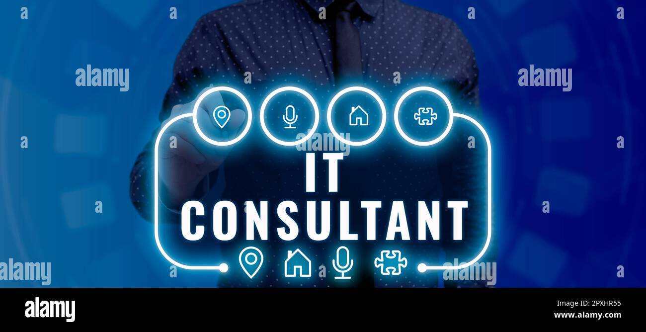 Writing displaying text It Consultant, Internet Concept Focuses on ...