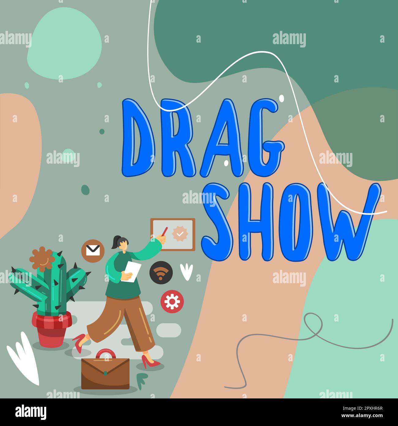 Writing displaying text Drag Show, Internet Concept competitive event ...