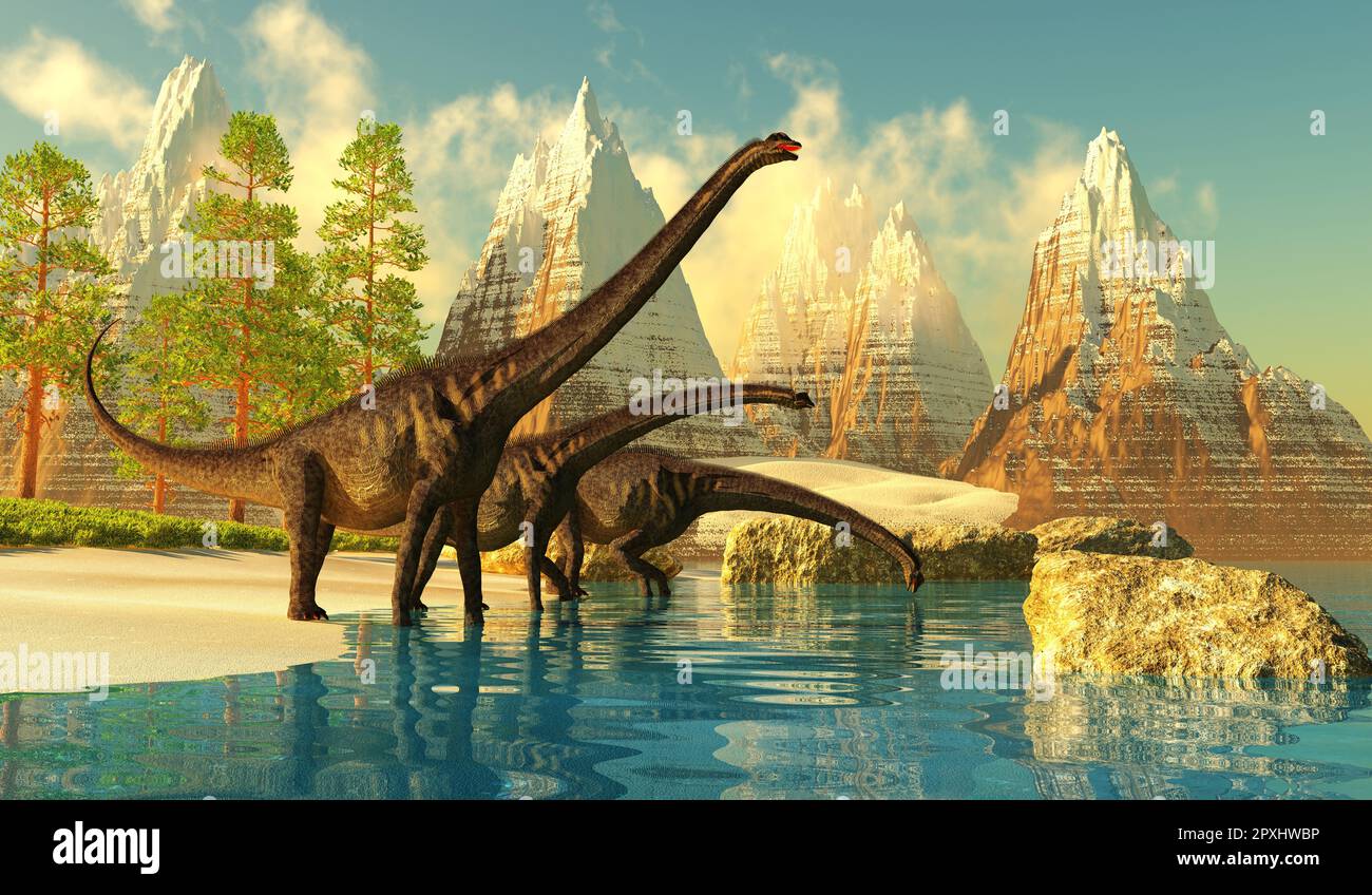 Sauroposeidon proteles hi-res stock photography and images - Alamy