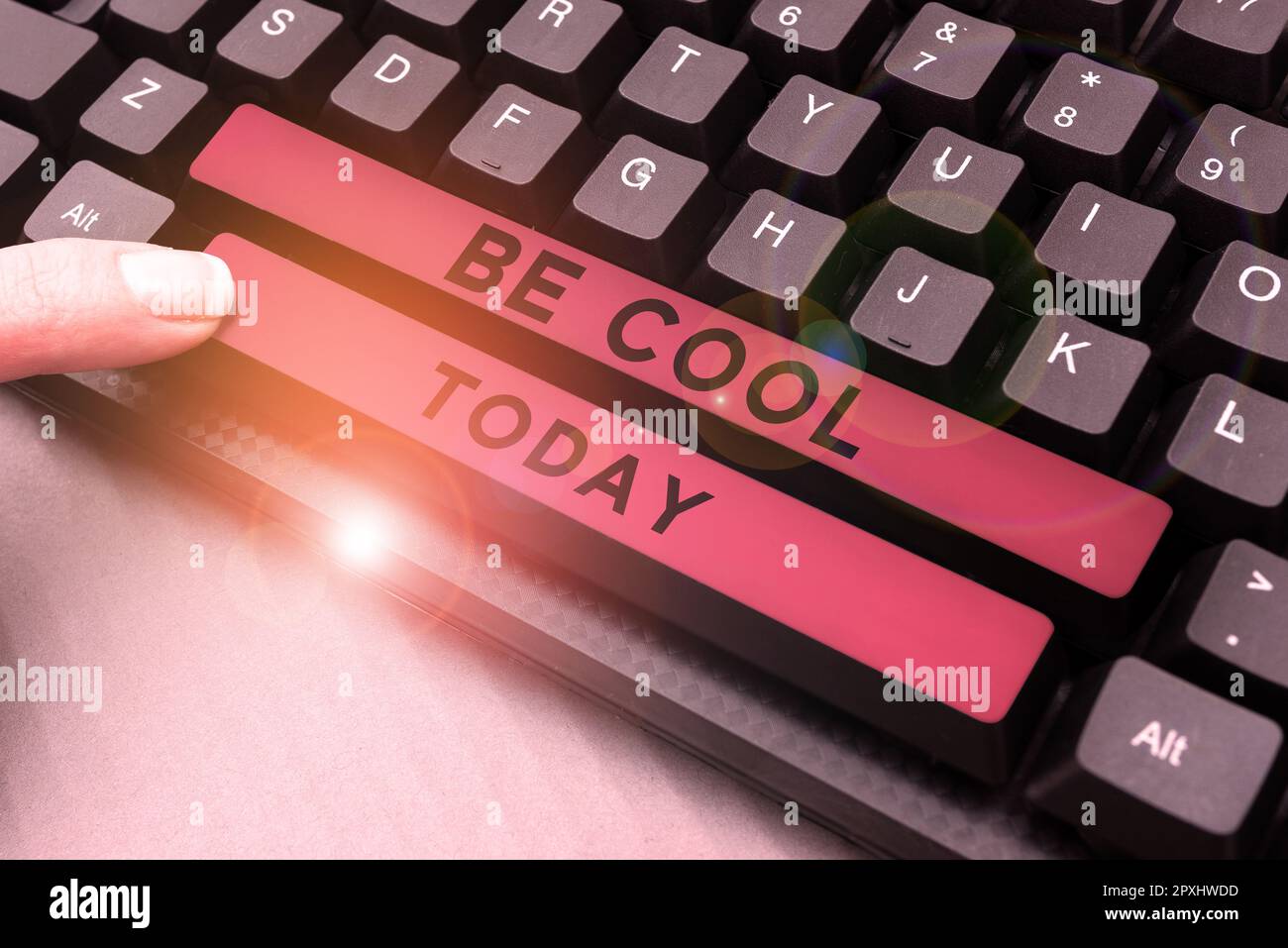 Conceptual display Be Cool, Concept meaning Have a good attitude be ...
