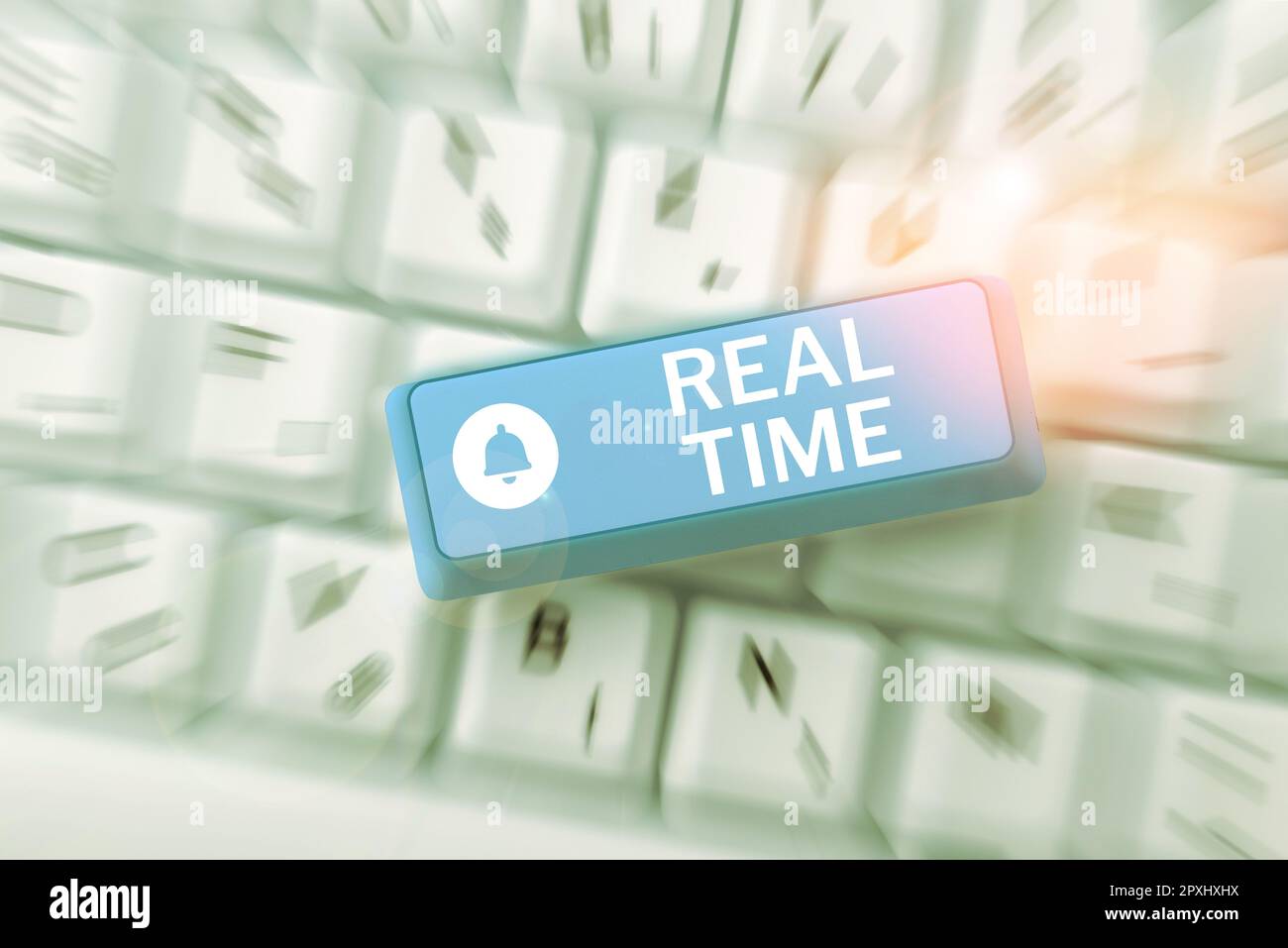 Conceptual display Real Time, Conceptual photo the actual time during ...