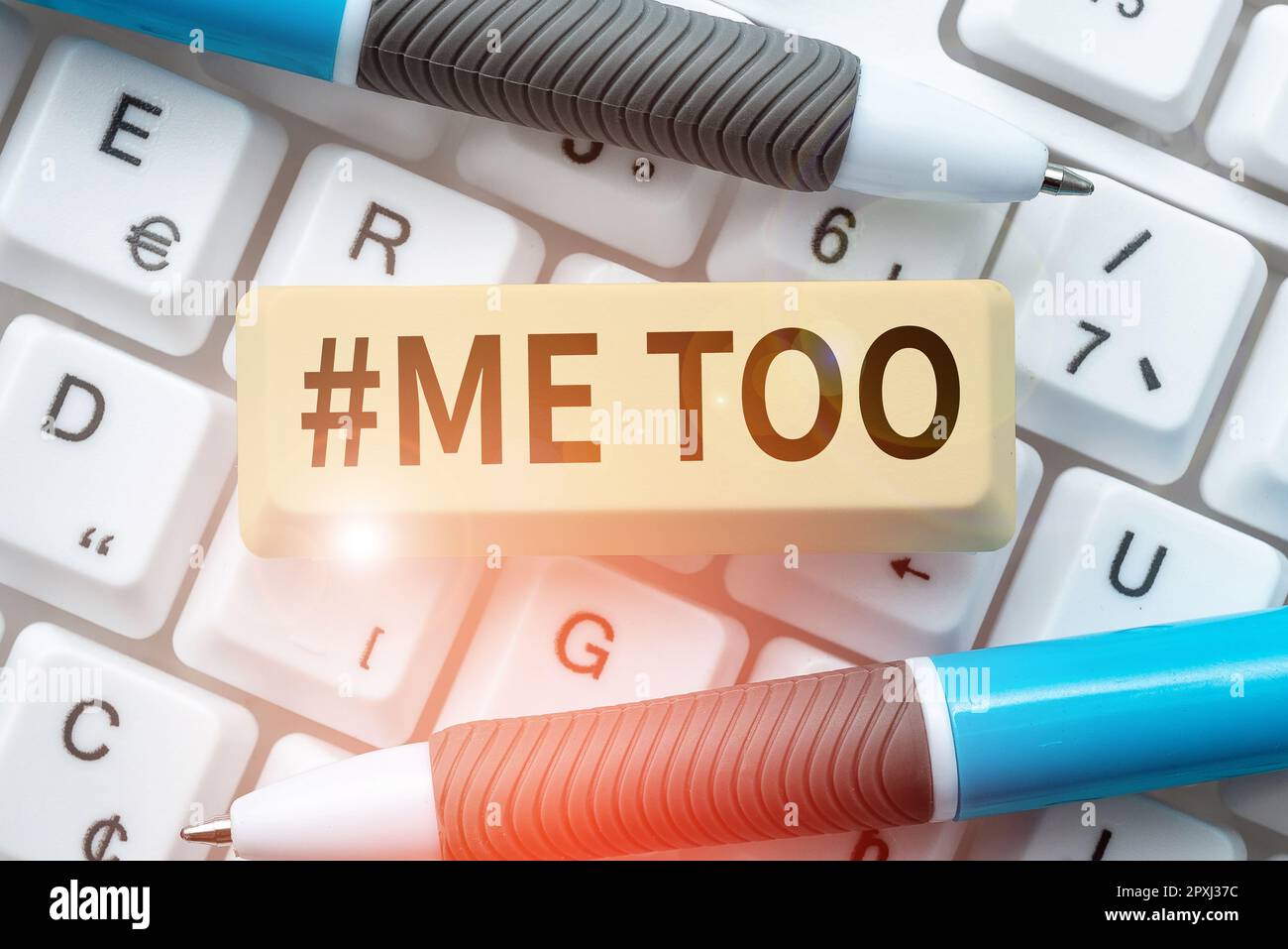 Sign displaying Me Too, Word Written on word preceded by a hash tag ...