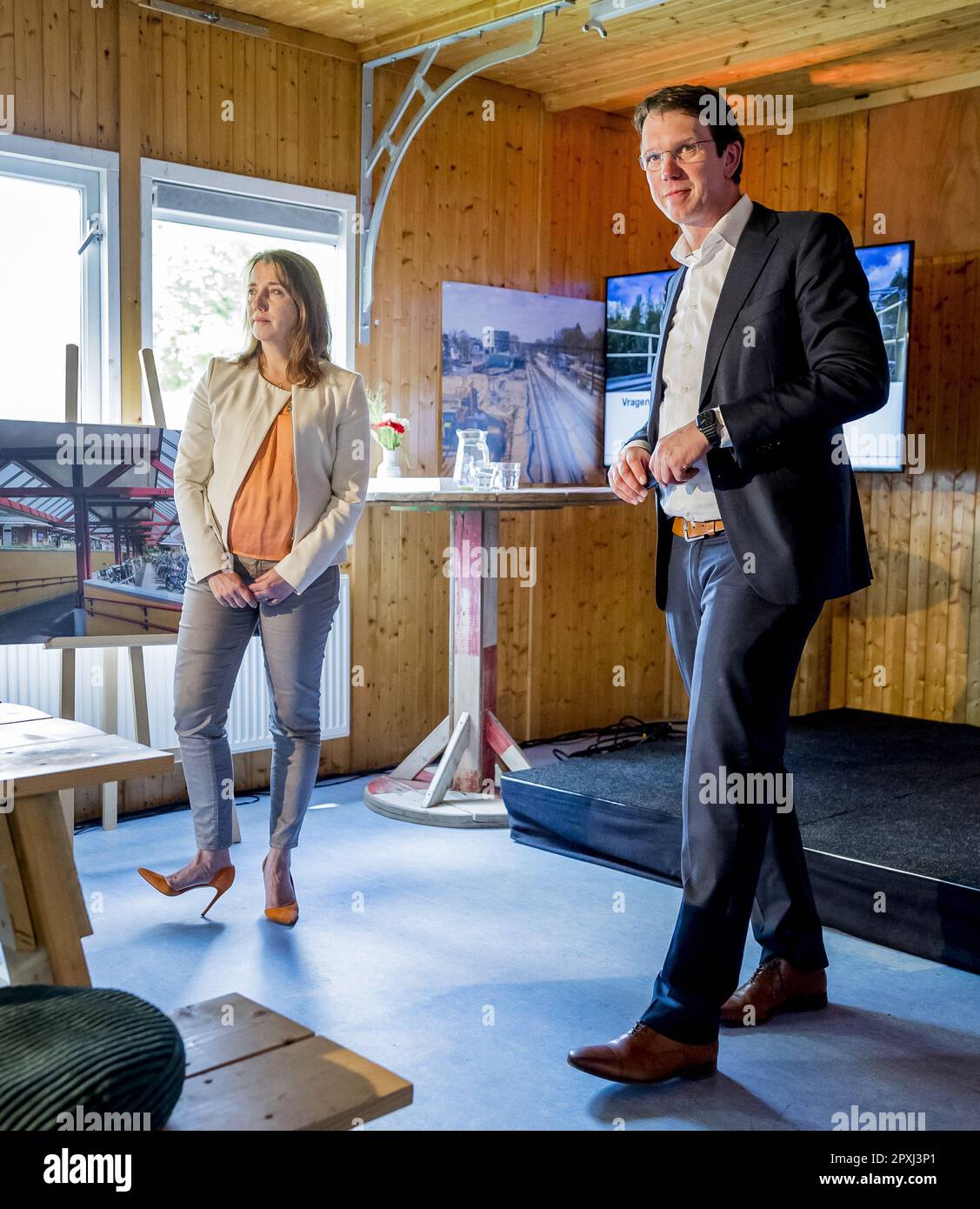 EDE - CFO Mirjam van Velthuizen and CEO John Voppen during the ...