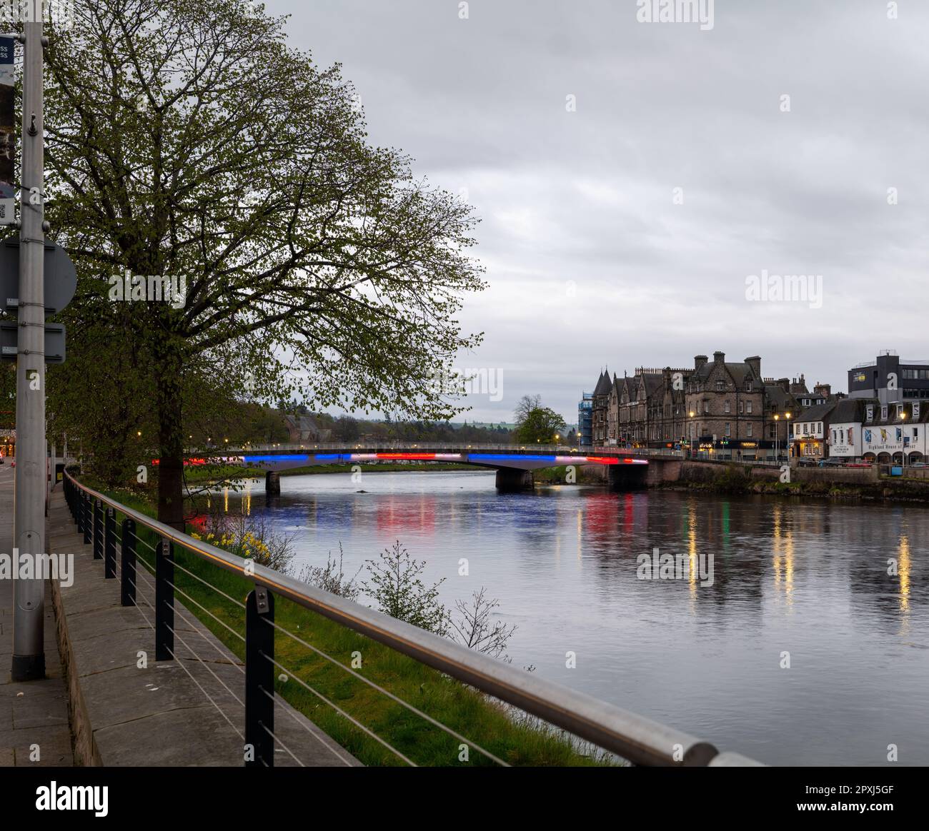 Ness Bridge, Inverness, Highlands and Islands, UK. 1st May, 2023. This ...