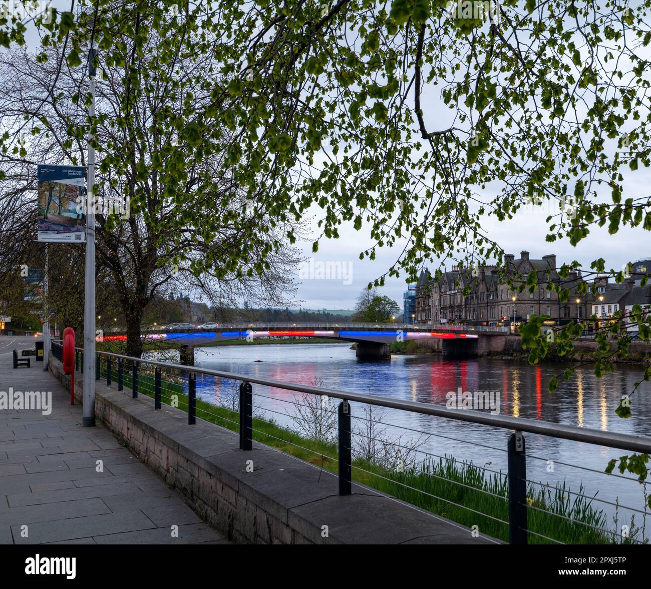 Ness Bridge, Inverness, Highlands and Islands, UK. 1st May, 2023. This ...