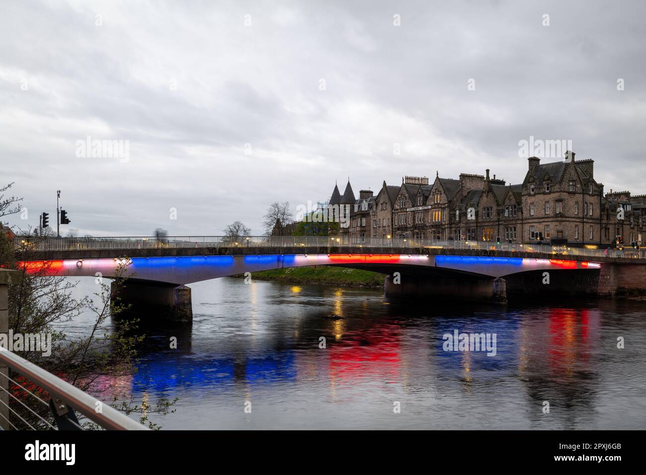 Ness Bridge, Inverness, Highlands and Islands, UK. 1st May, 2023. This ...