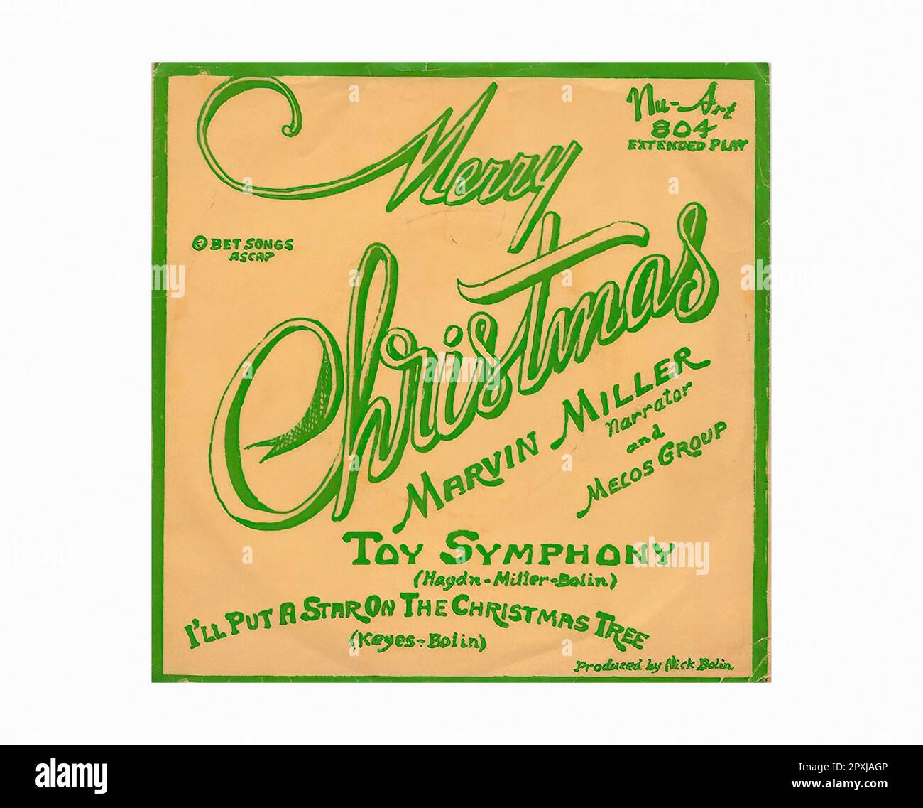 Miller Marvin - 1950's 01 A - Vintage 45 R.P.M Music Vinyl Record Stock ...