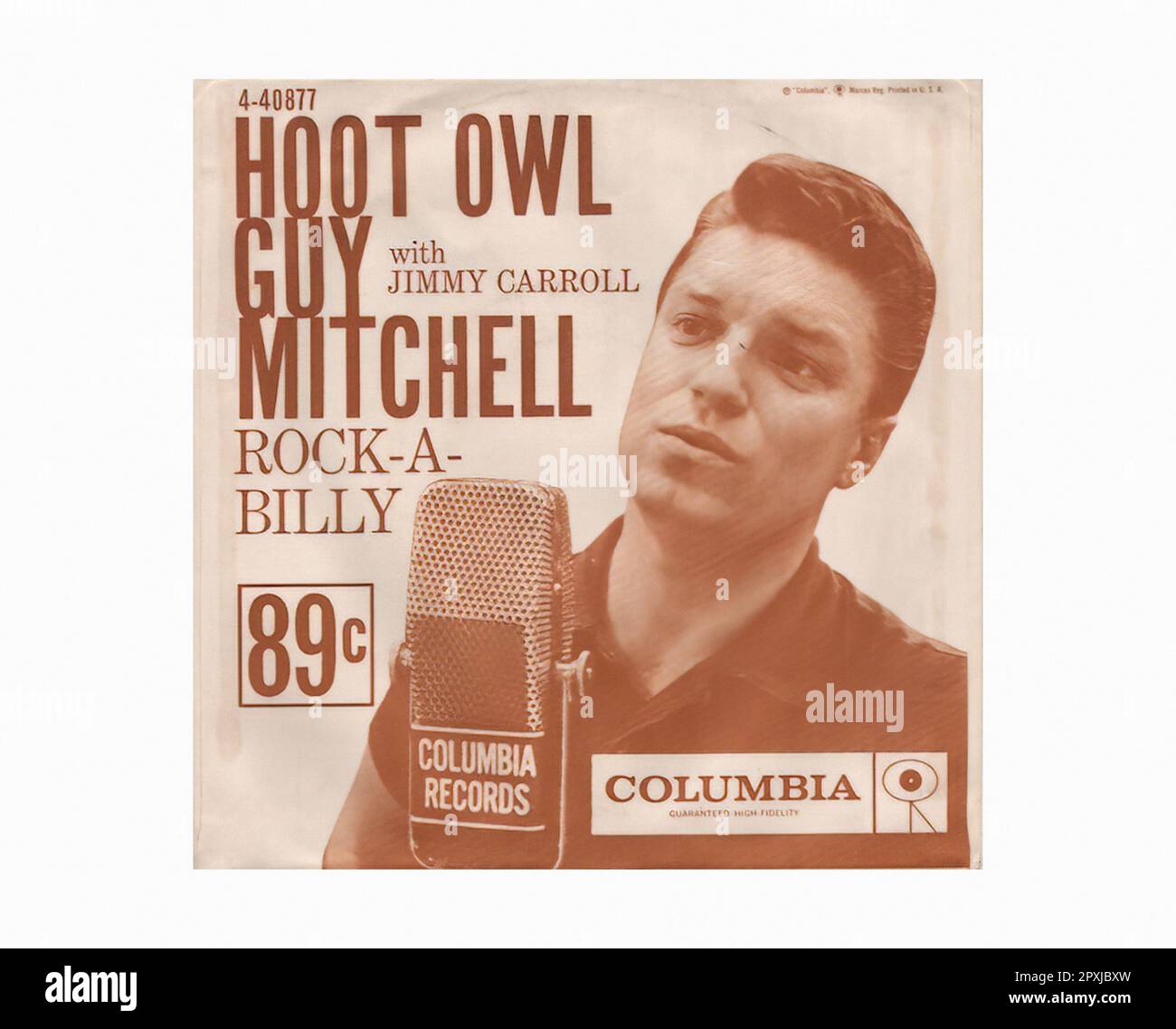 Mitchell Guy - 1957 03 B - Vintage 45 R.P.M Music Vinyl Record Stock ...
