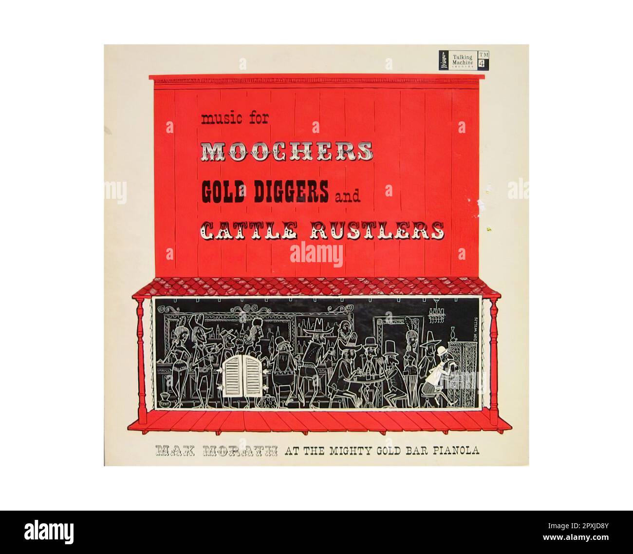 Morath Max - Gold Diggers - Vintage Vinyl Record Sleeve Stock Photo - Alamy
