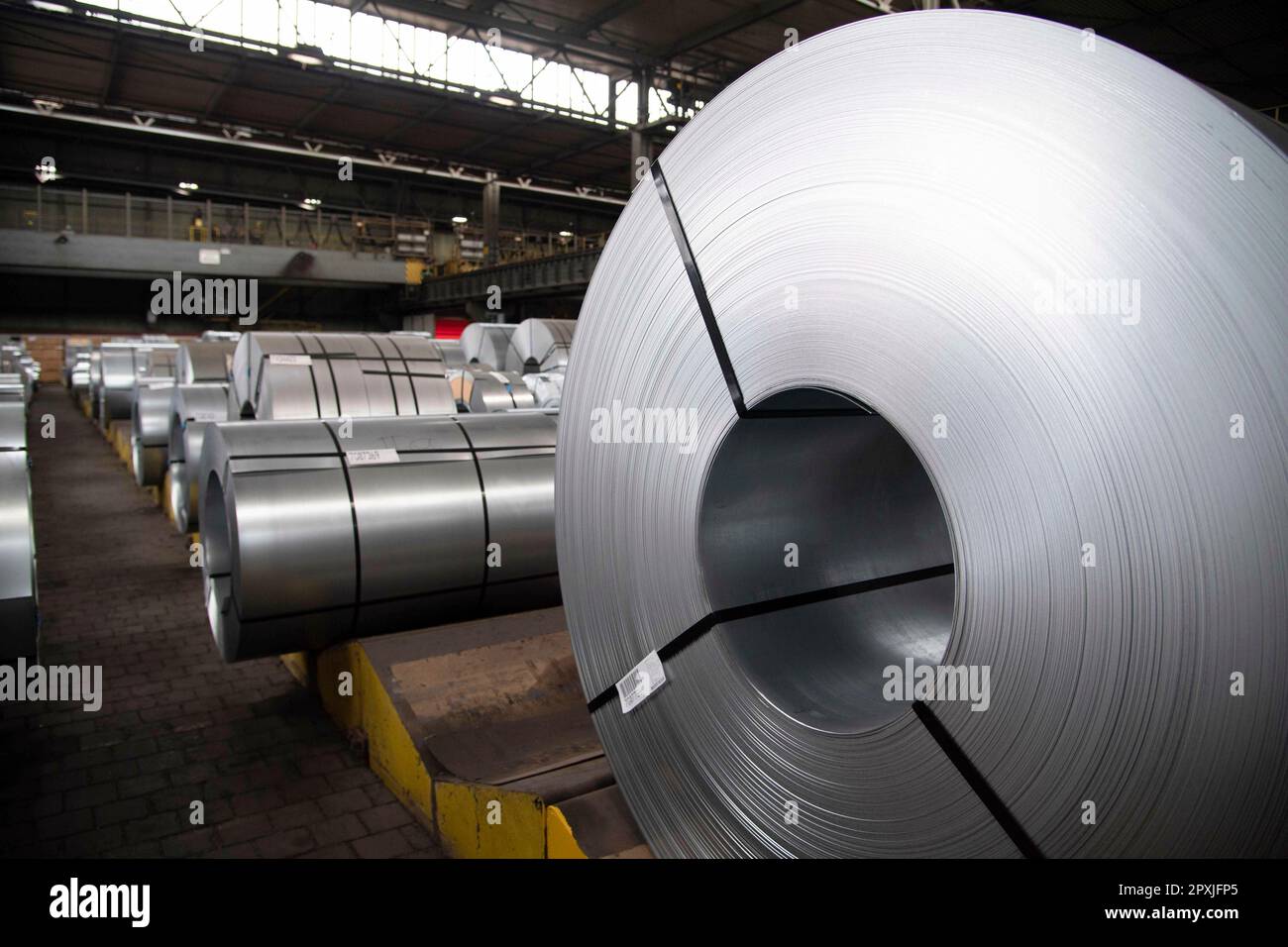 Sheet steel coils, general, feature, edge motif, symbolic photo Visit ...
