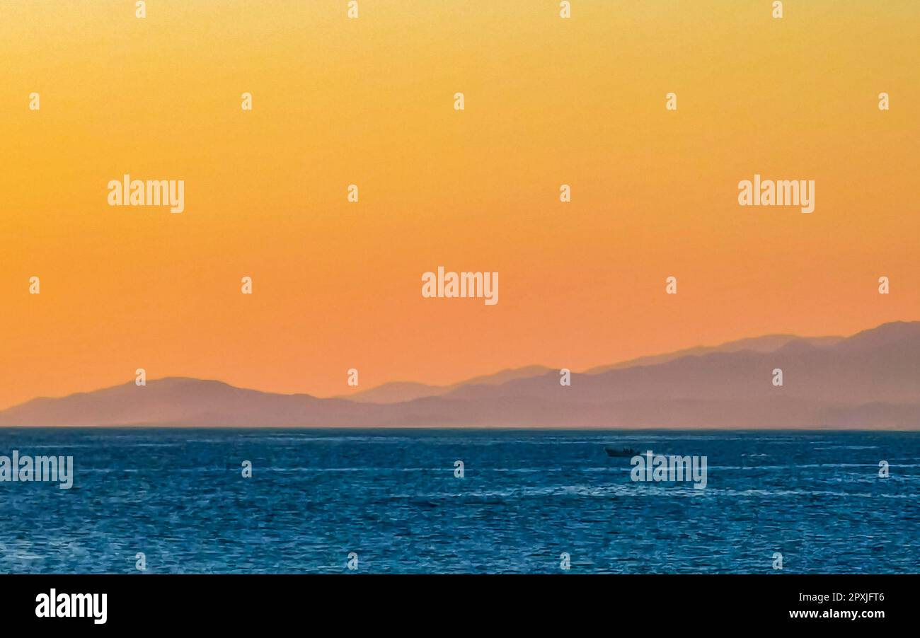 Mountains and cliffs by the sea for sunset in Zicatela Puerto Escondido ...