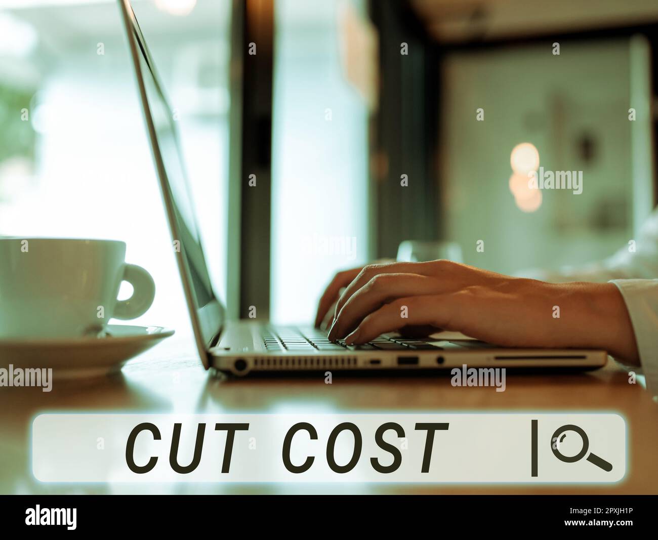 Conceptual display Cut Cost, Business showcase Measures implemented to ...