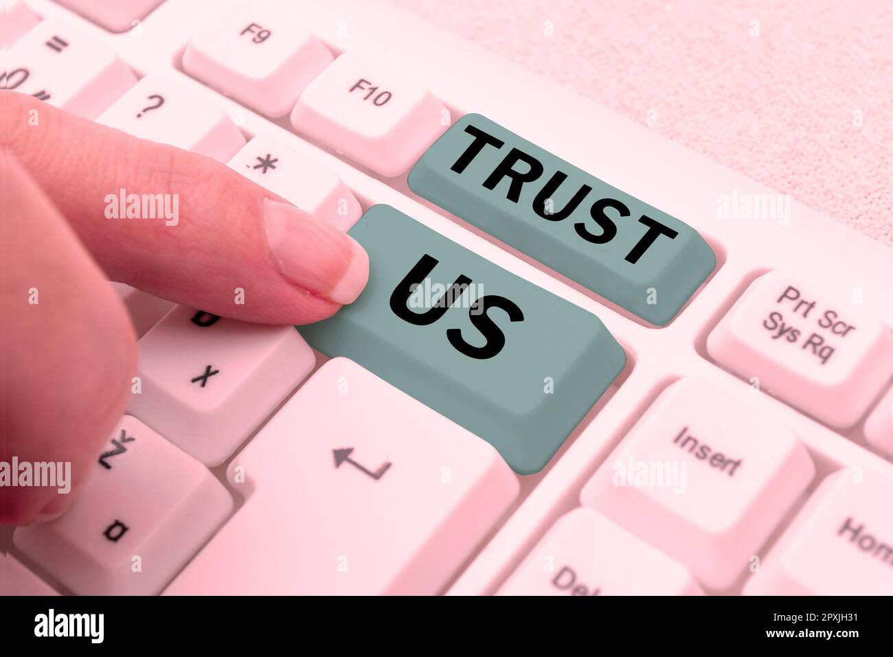 Inspiration showing sign Trust Us, Concept meaning to believe that ...