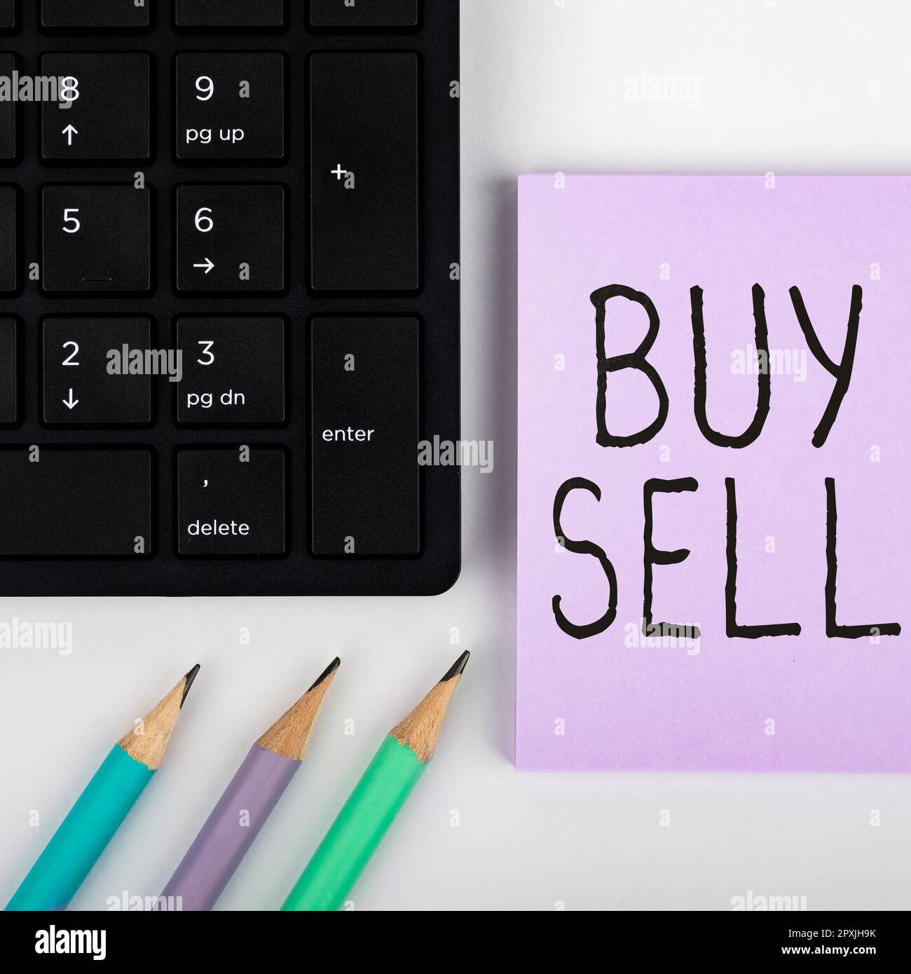 Text sign showing Buy Sell, Business concept The buying and selling of ...