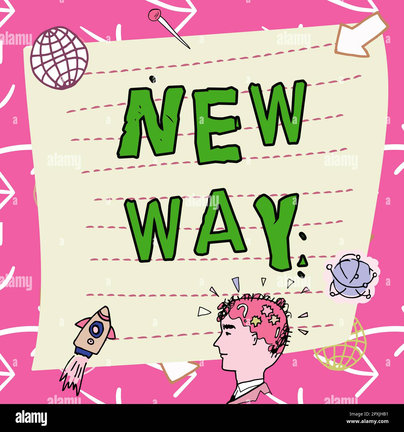 Inspiration showing sign New Way, Concept meaning To move from one ...