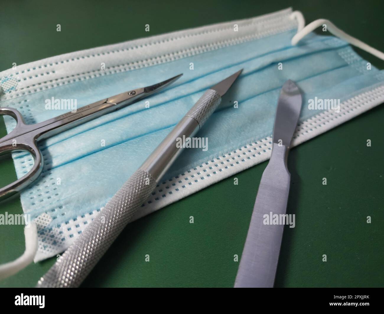 Medical instruments and materials for surgery and the treatment Stock ...