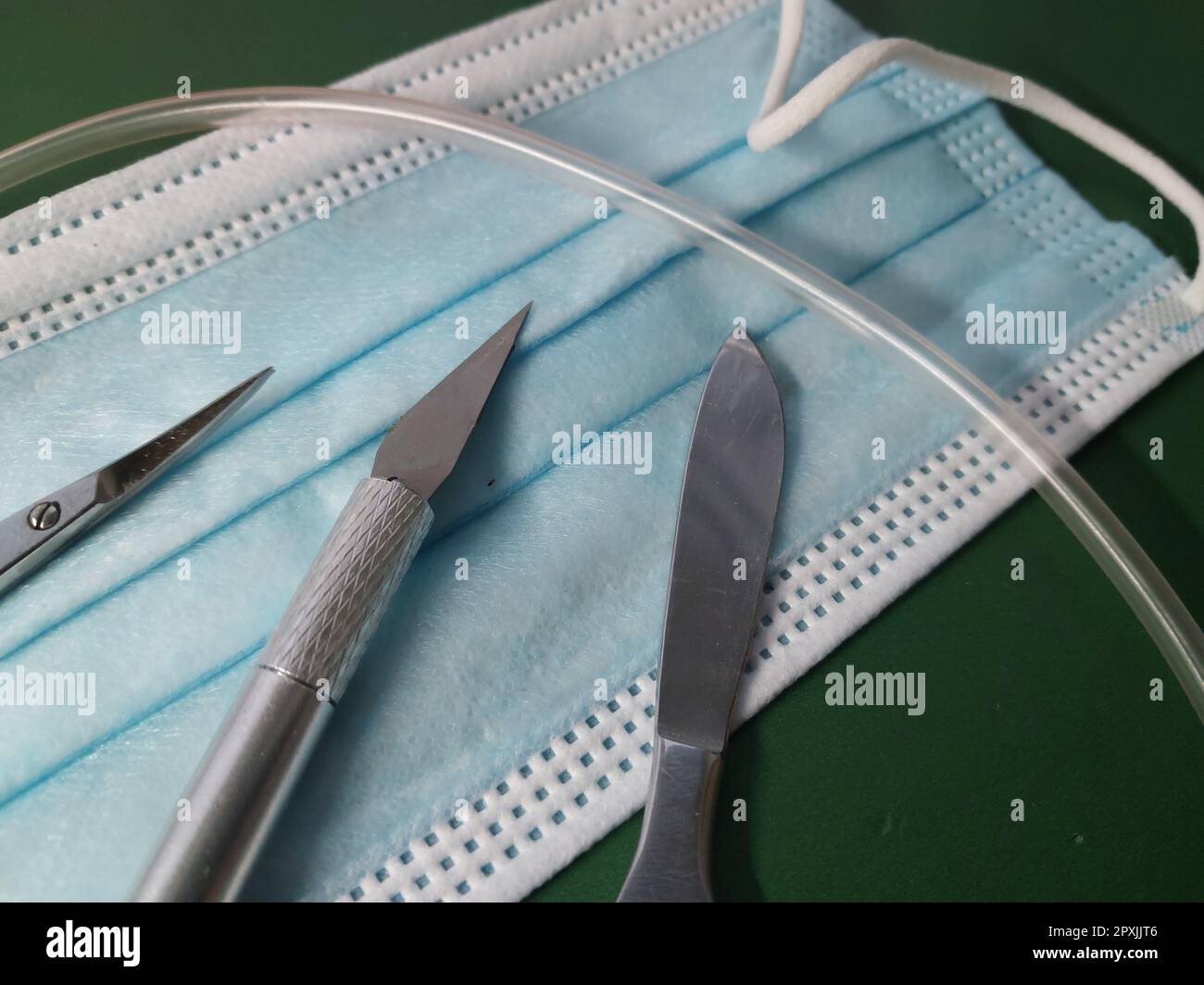 Medical instruments and materials for surgery and the treatment Stock ...