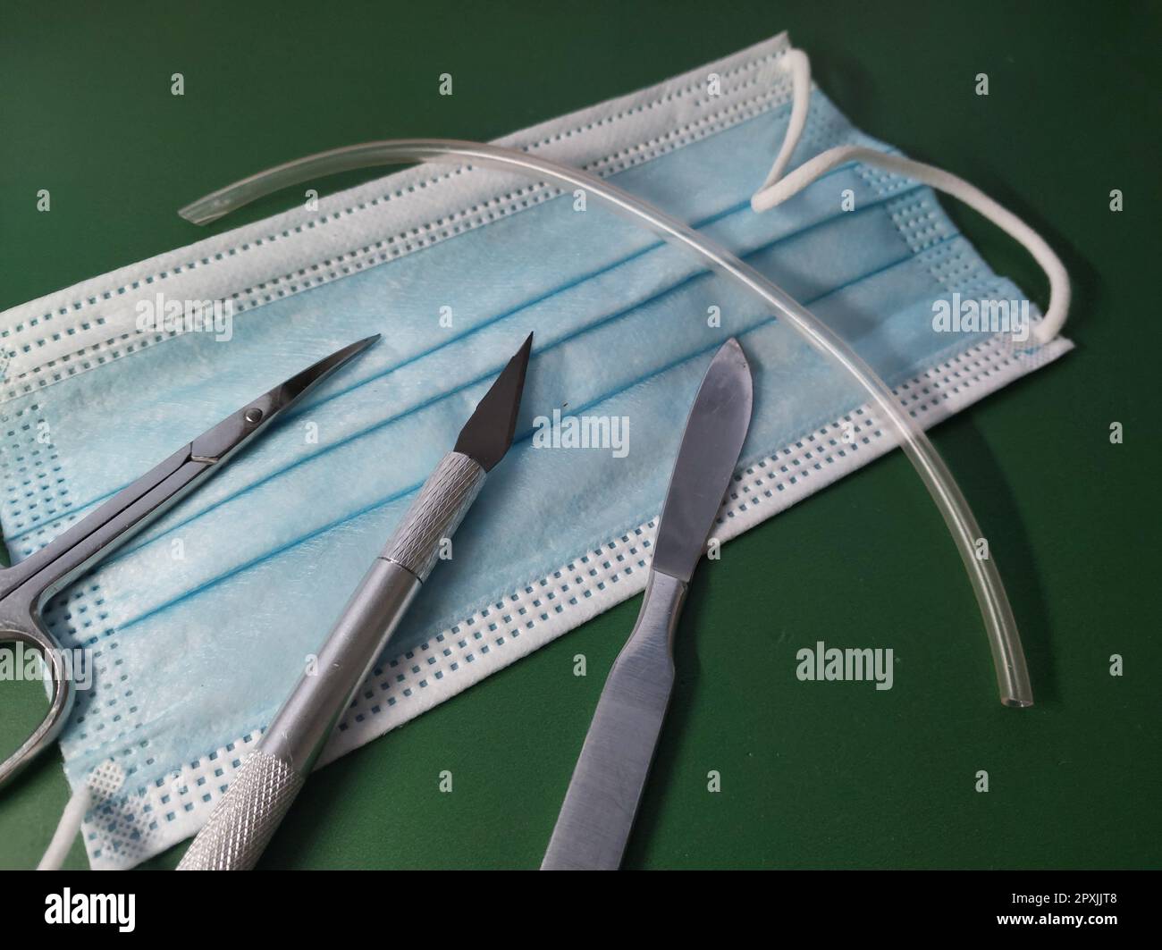 Medical instruments and materials for surgery and the treatment Stock ...