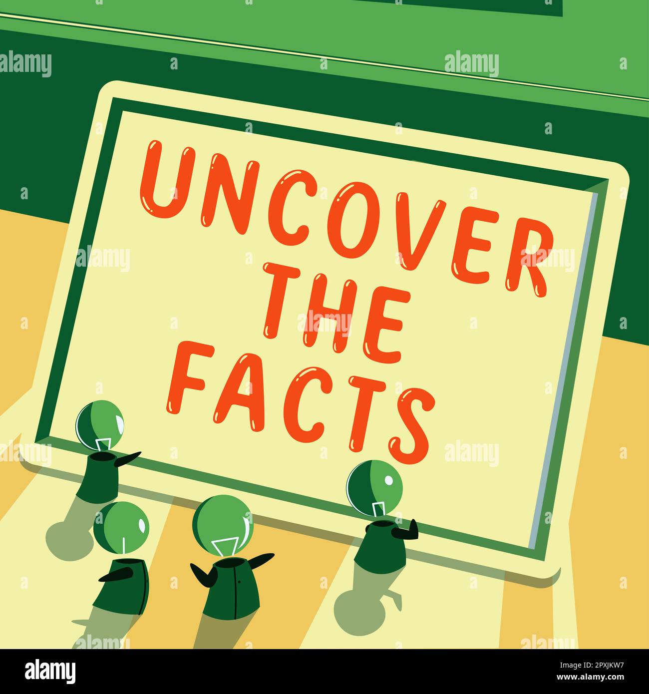 Text showing inspiration Uncover The Facts, Word Written on Find the ...
