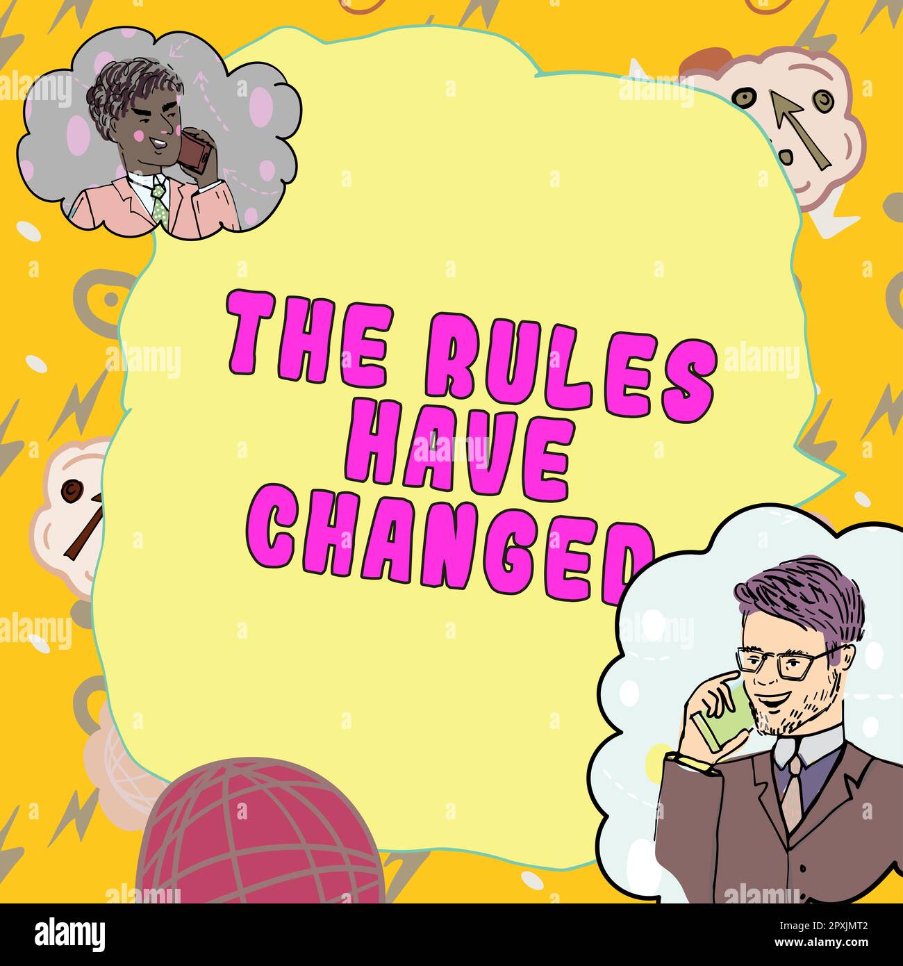 Inspiration showing sign The Rules Have Changed, Concept meaning the ...