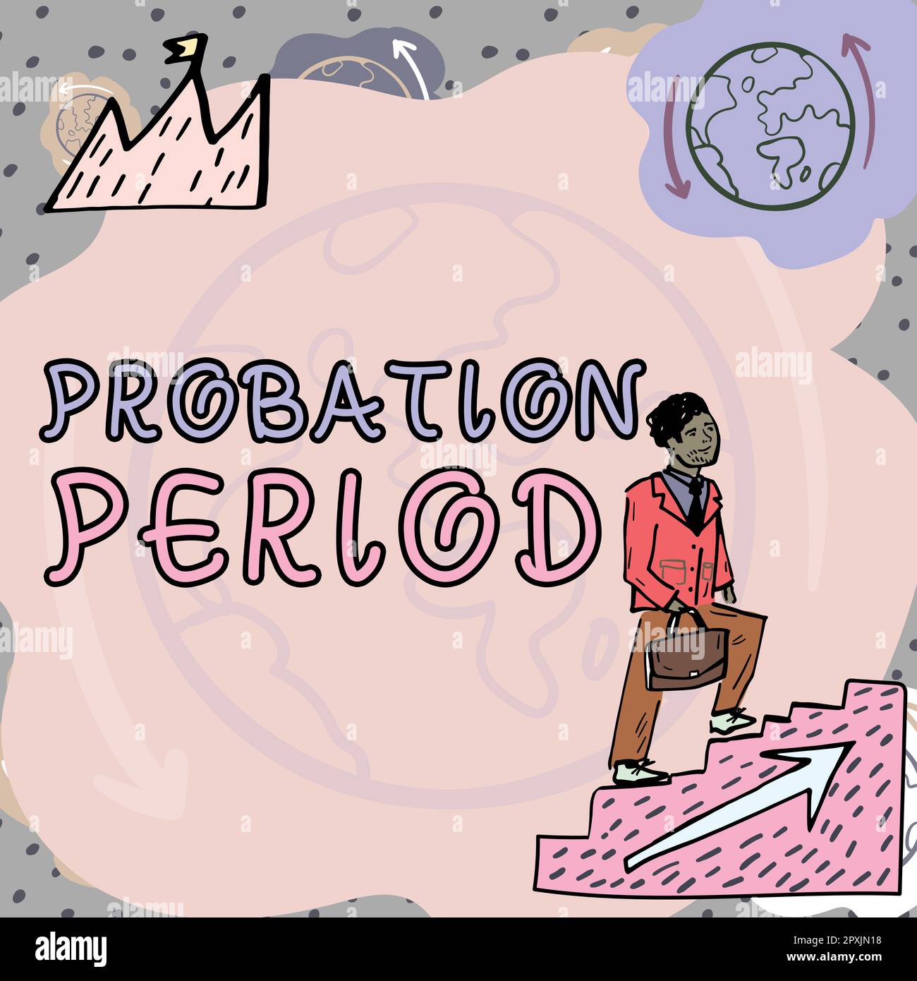 Conceptual display Probation Period, Conceptual photo focused and ... Conceptual display Probation Period, Conceptual photo focused and ...
