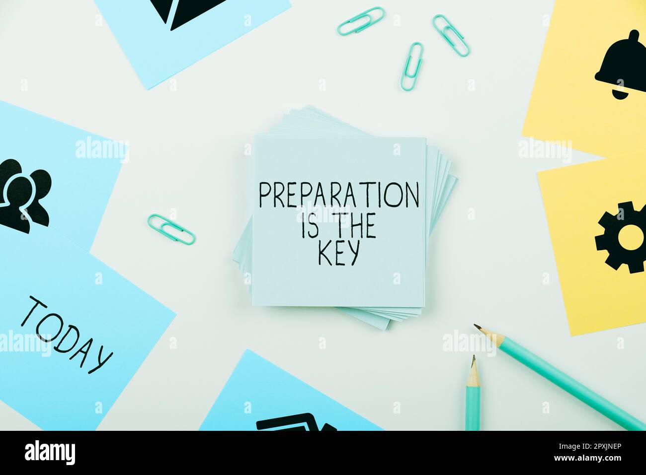 Sign displaying Preparation Is The Key, Business idea action of making ...