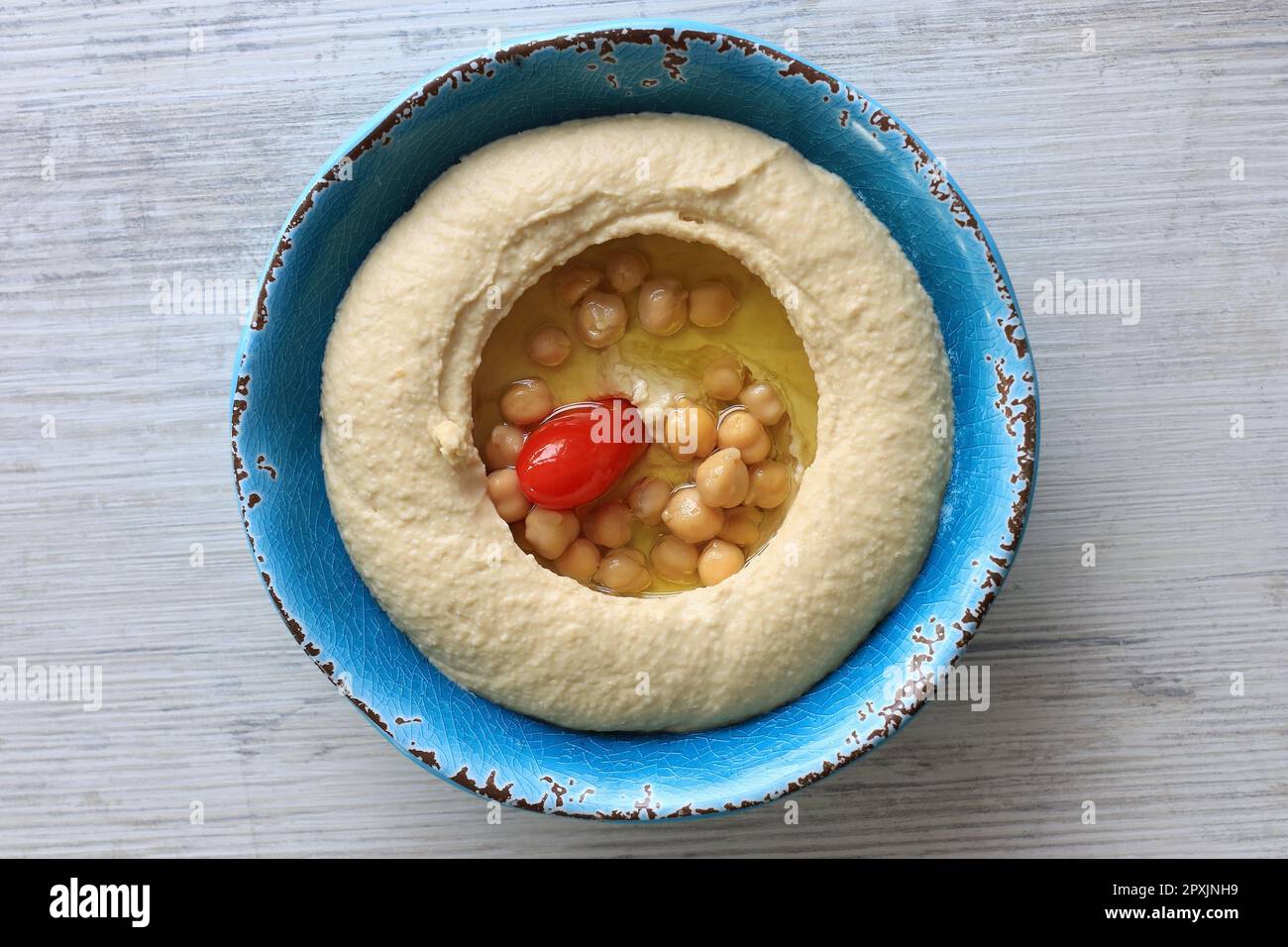 Lebanese humus hi-res stock photography and images - Alamy