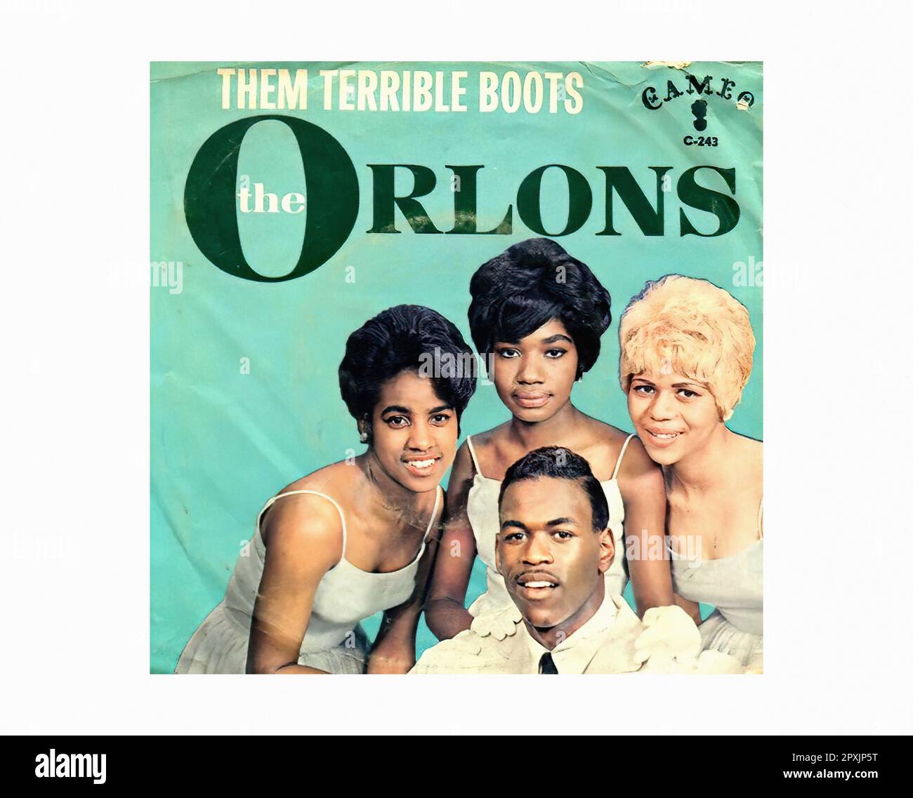 Orlons - 1963 02 B - Vintage 45 R.P.M Music Vinyl Record Stock Photo ...