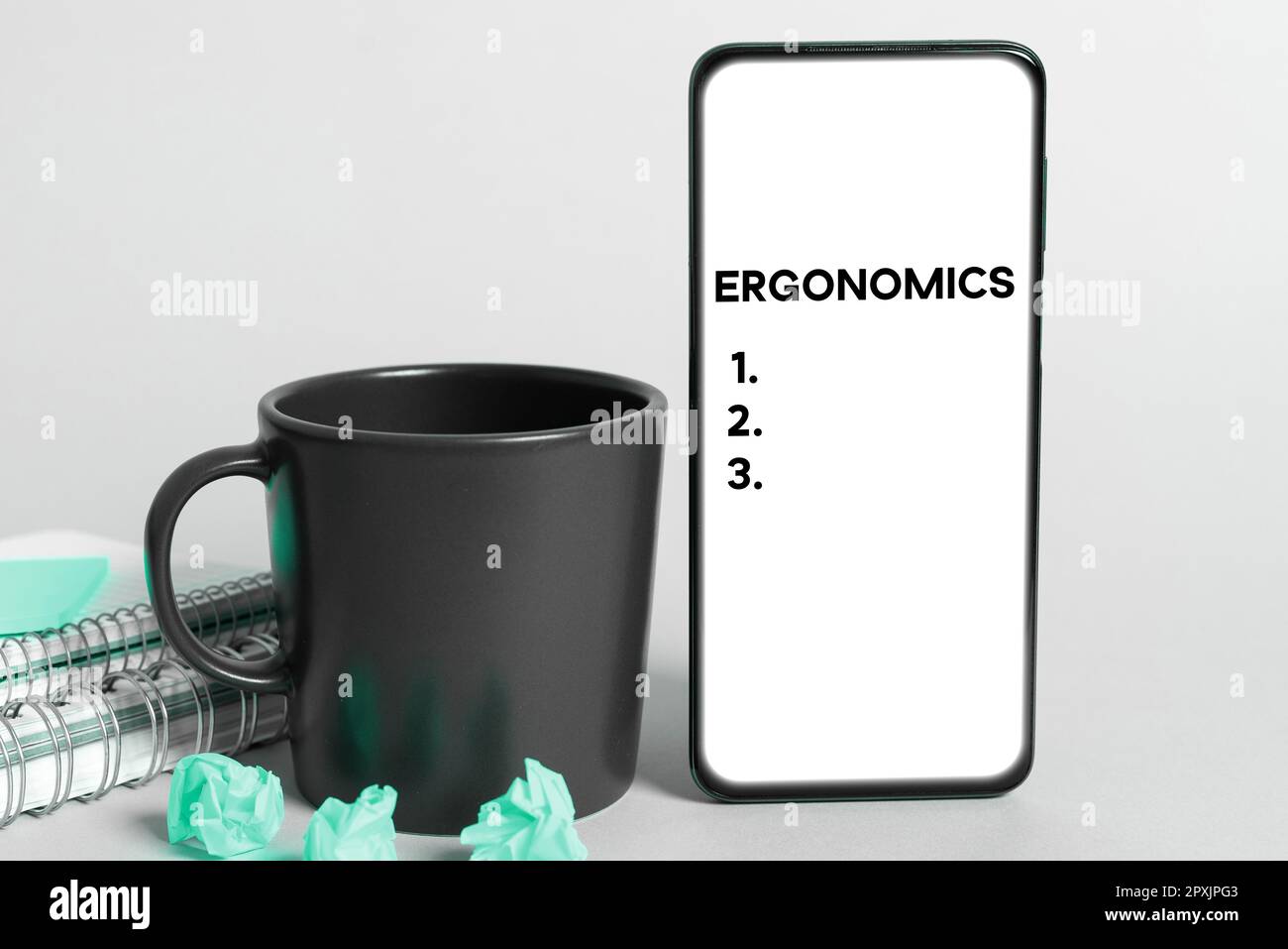 Text sign showing Ergonomics, Business showcase fitting or designing a ...