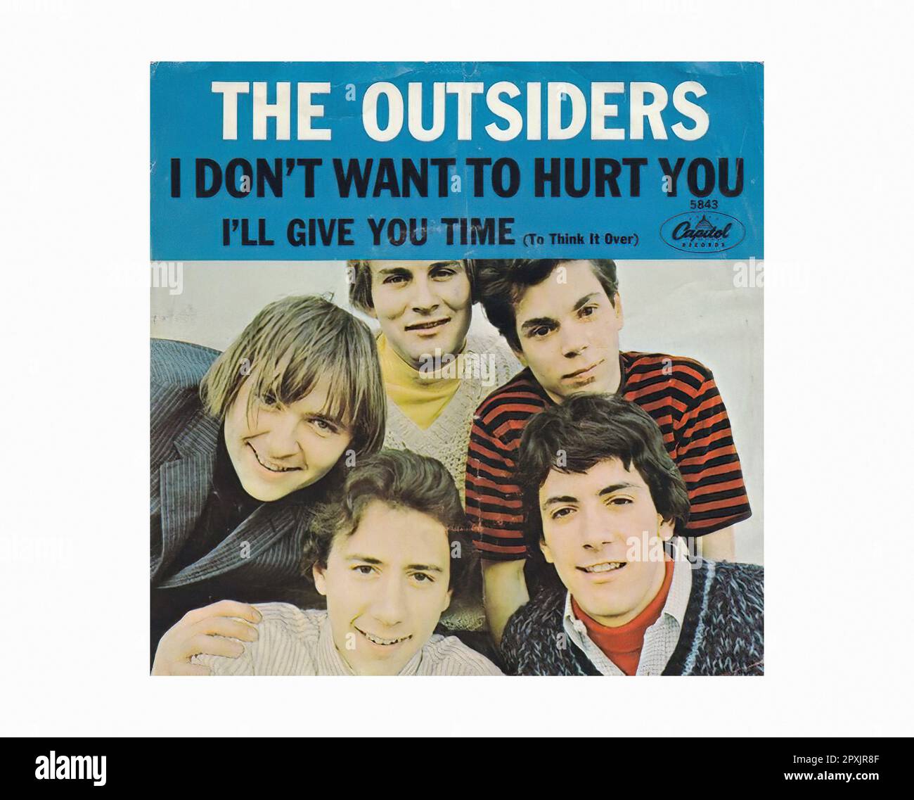 Outsiders - 1967 02 B - Vintage 45 R.P.M Music Vinyl Record Stock Photo ...