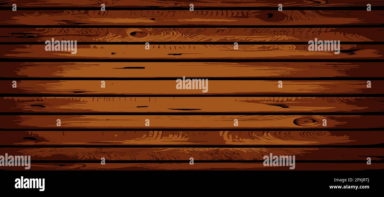 Realistic panoramic wood texture plank background, fiber texture ...