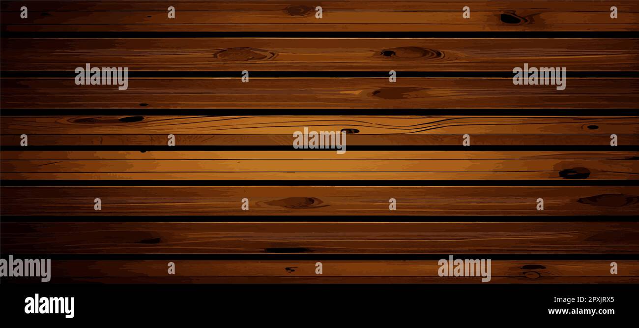 Realistic panoramic wood texture plank background, fiber texture ...